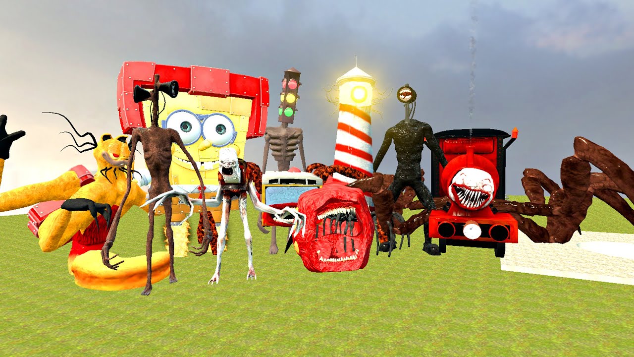 ALL JJK MONSTERS CREATURE: TRAIN EATER, LIGHTHOUSE, CHOO CHOO CHARLES ...