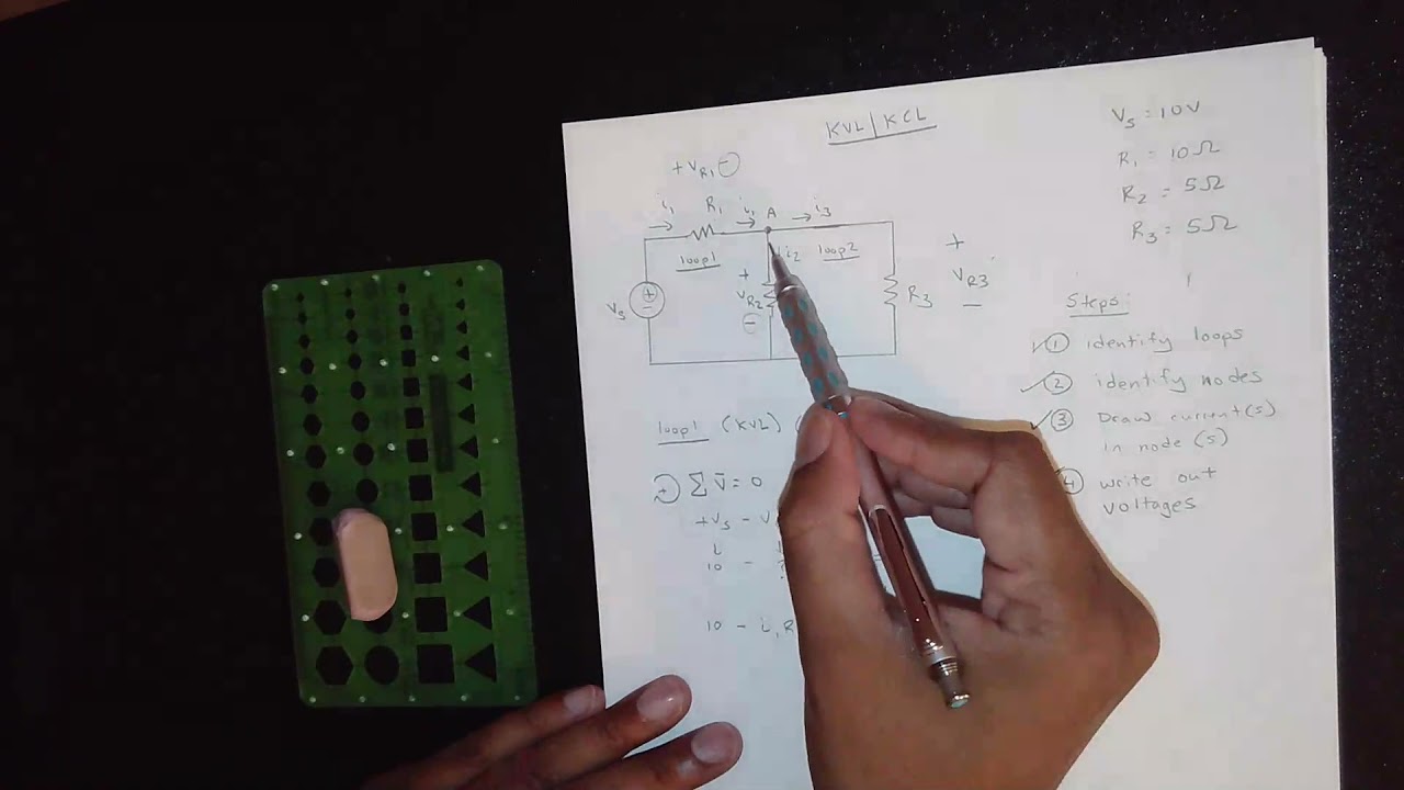 KVL KCL Example 1 - YouTube