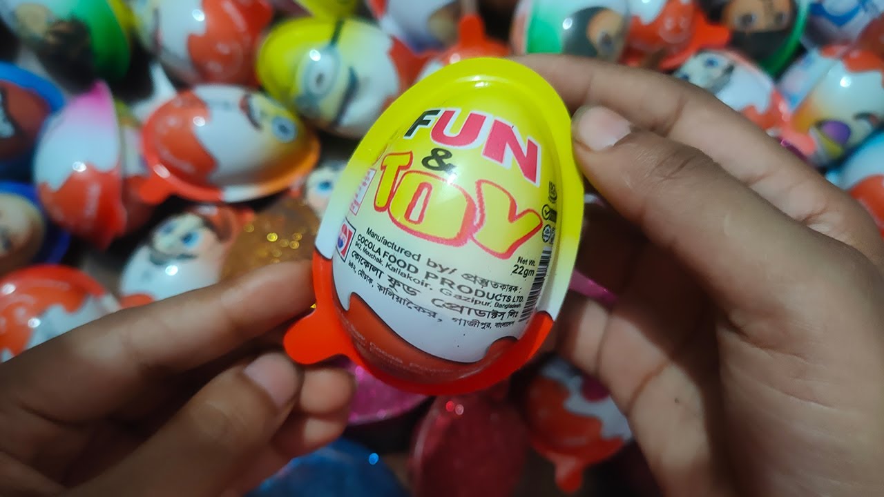300 Yummy Kinder Surprise Egg Toys Opening - A Lot Of Kinder Joy ...