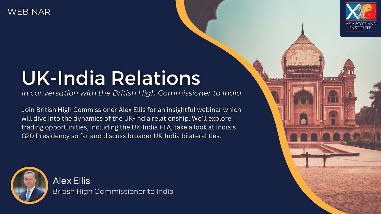 UK-India Relations: A Conversation with the British High Commissioner ...