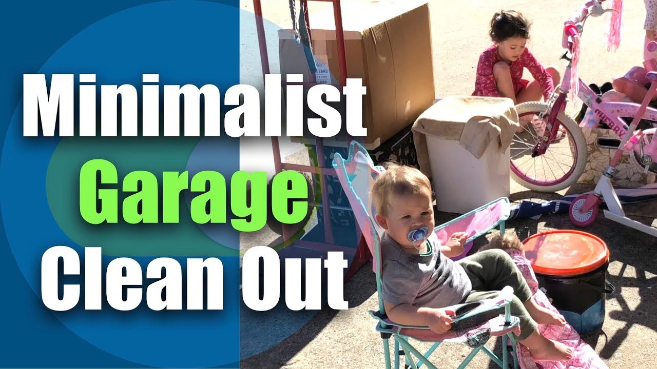 Minimalist Garage Clean Out / Large Family Garage Clean Up - YouTube