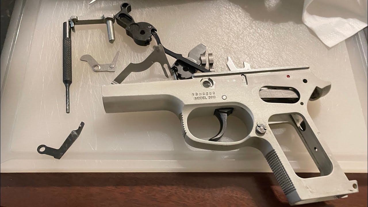 Adding a spurred hammer to your S&W 3913 or 6906 - YouTube