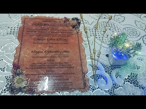 Resin wedding invitation card tutorial.....#resinart#art#epoxy#wedding# ...