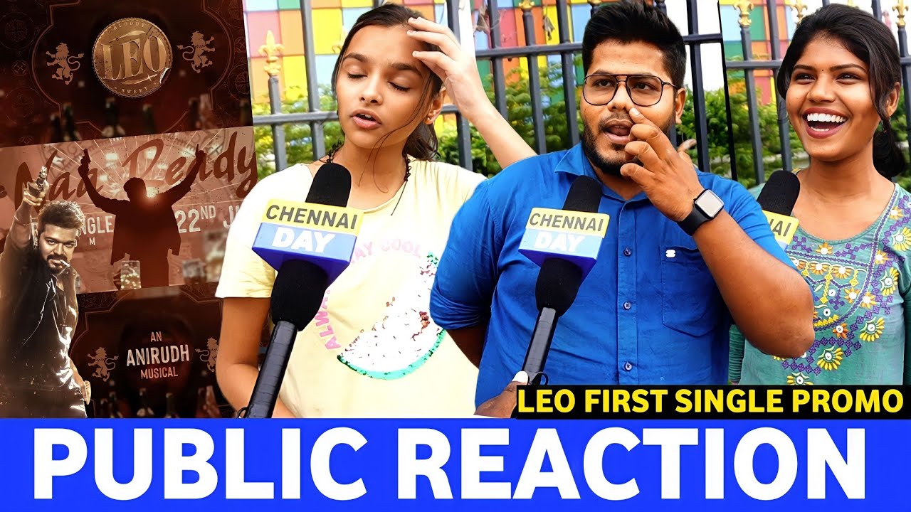 என்னடா Song இது ..?😤 "Naa Ready first single Public Reaction | Leo ...
