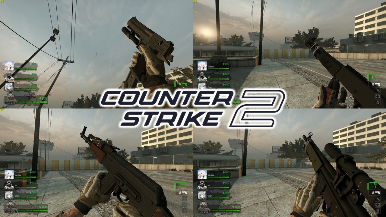 Left 4 Dead 2 รีวิว Mod อาวุธจากเกม Counter Strike 2 (Weapons Reload ...