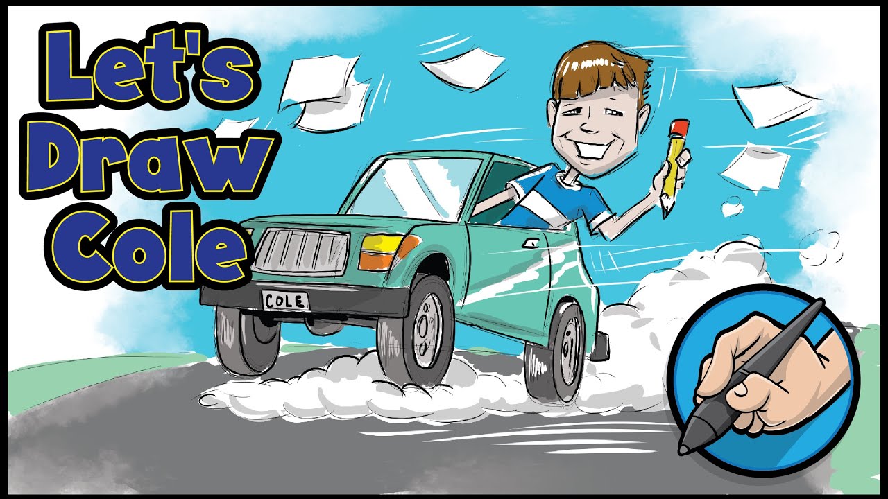 How To Draw A Cartoon! #howtodraw - YouTube