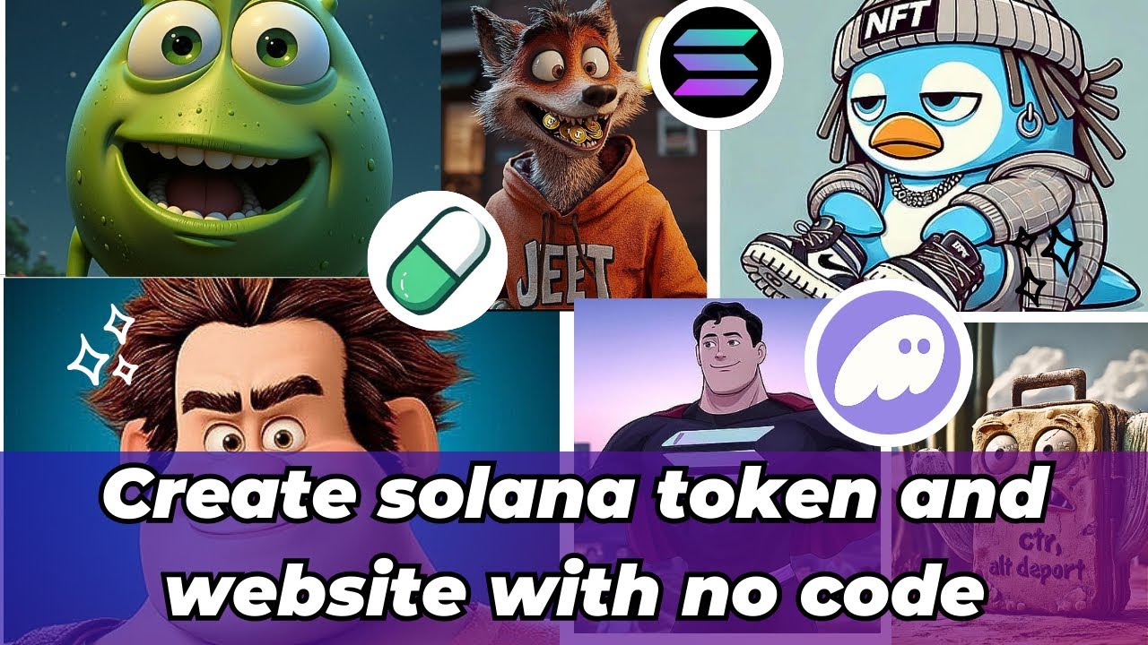 HOW TO CREATE A SOLANA MEMECOIN WEBSITE + SOLANA TOKEN WITH NO CODING EXPERIENCE REQUIRED! - YouTube