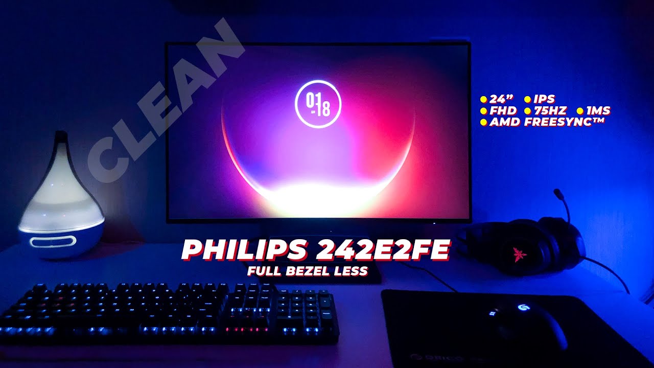 Unboxing Monitor 24 Inch Philips 242E2FE - YouTube