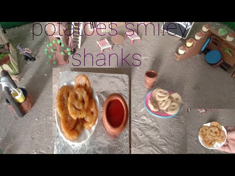 potatoes smiley shanks|| evening tea time emoji shanks|| tinyMinifood ...
