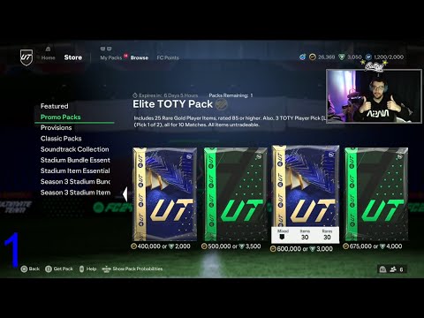 Opening the Elite TOTY PROMO Pack for the FULL TOTY & PULLED A TOTY ...
