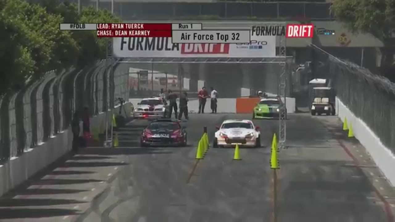TOP 16= Ryan Tuerck VS Dean Kearney Formula D Long Beach 2015 - YouTube