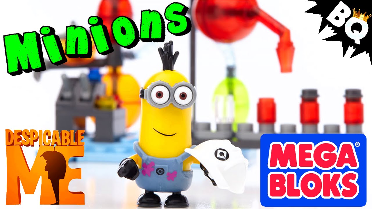 Despicable Me Minions Jelly Lab Mega Bloks Review - BrickQueen - YouTube