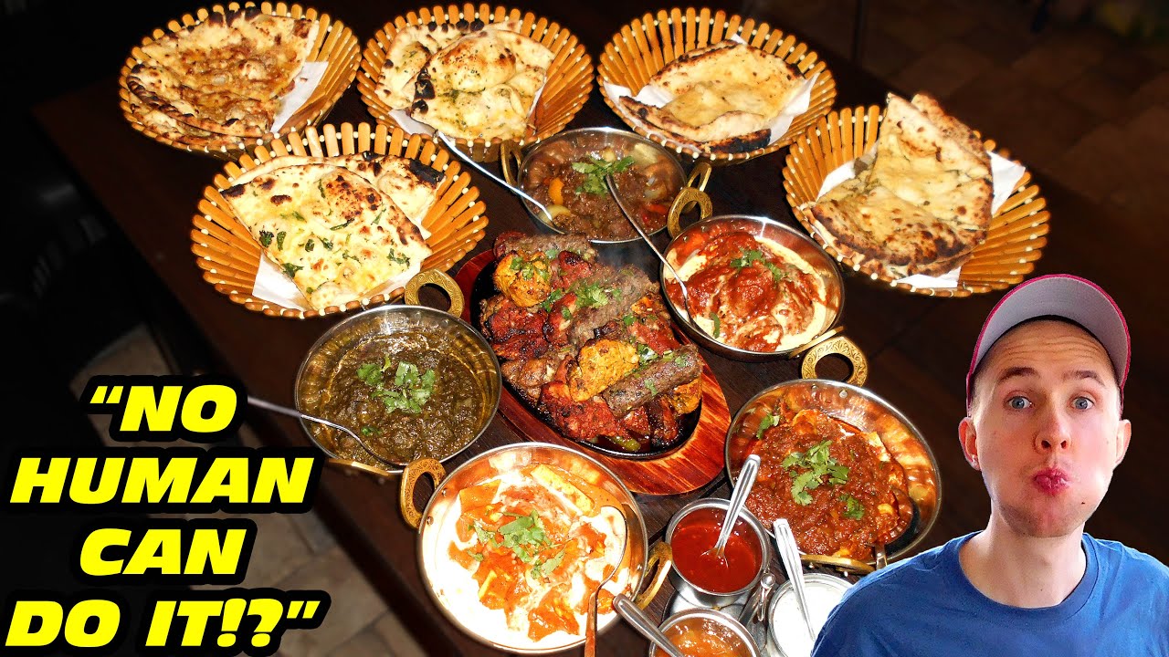 £60 INDIAN CURRY EATING CHALLENGE | Chef Pays If I Beat It!! - YouTube