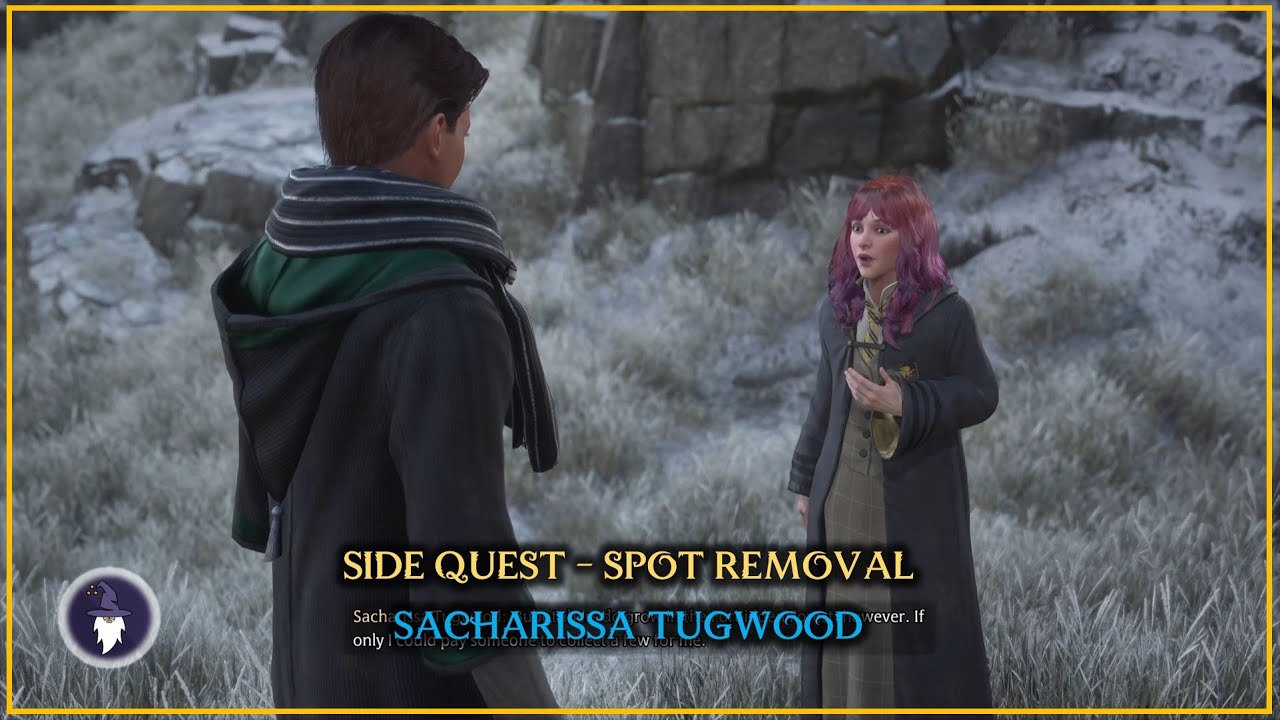 HOGWARTS LEGACY - SIDE QUEST: SPOT REMOVAL [Full Walkthrough] - YouTube