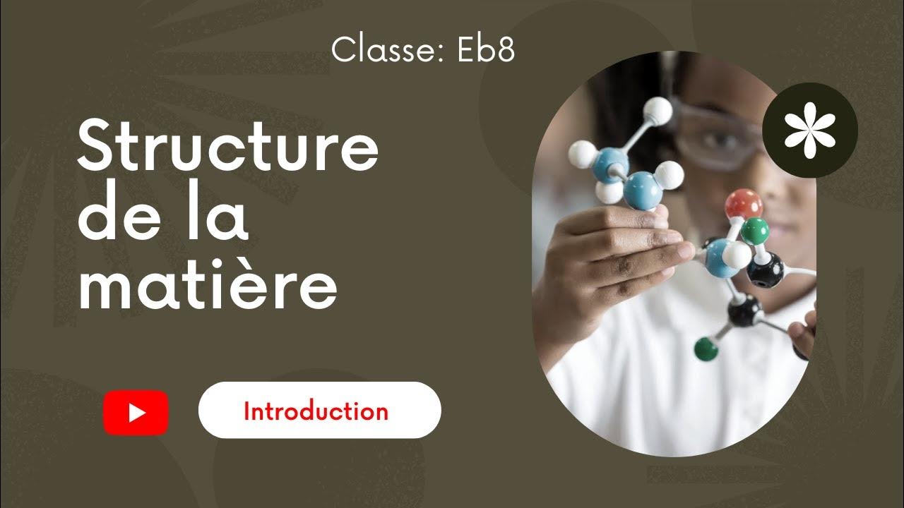 Classe Eb8 Vidéo 1 Chapitre Structure De La Matière Introduction