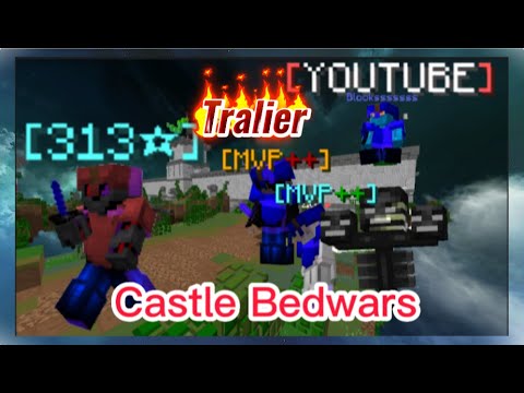 A Bedwars Castle Game Againest YOUTUBE RANK and Sweaty Party(Trailer ...