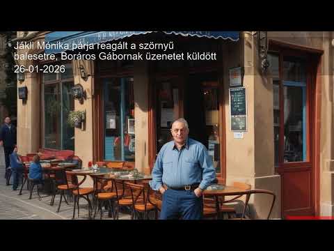 Jákli Mónika párja reagált a szörnyű balesetre, Boráros Gábornak üzenetet küldött