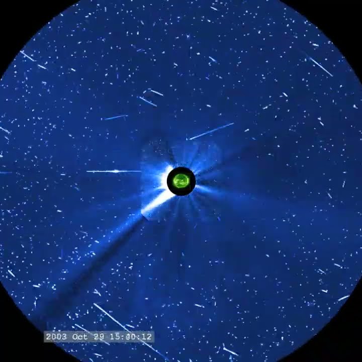 Solar Storms od Halloween 2003 - YouTube