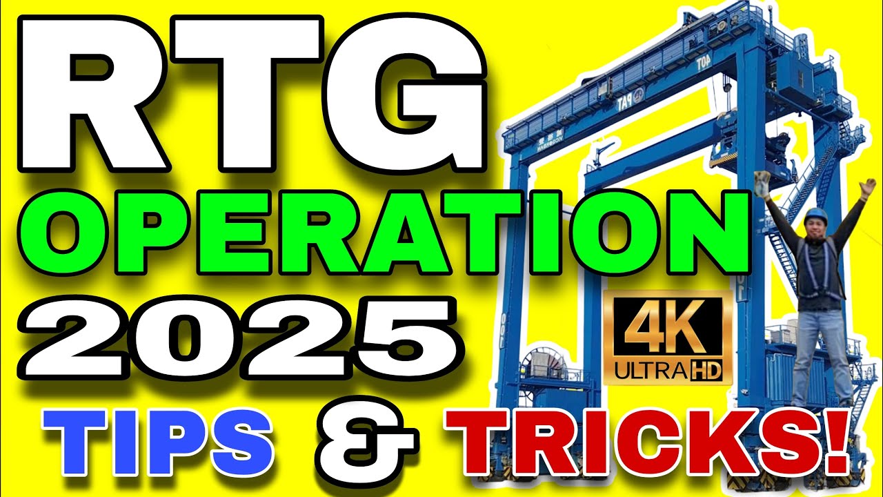 RTG CRANE OPERATION 2025 TIPS TRICKS 4K FULL HD - YouTube