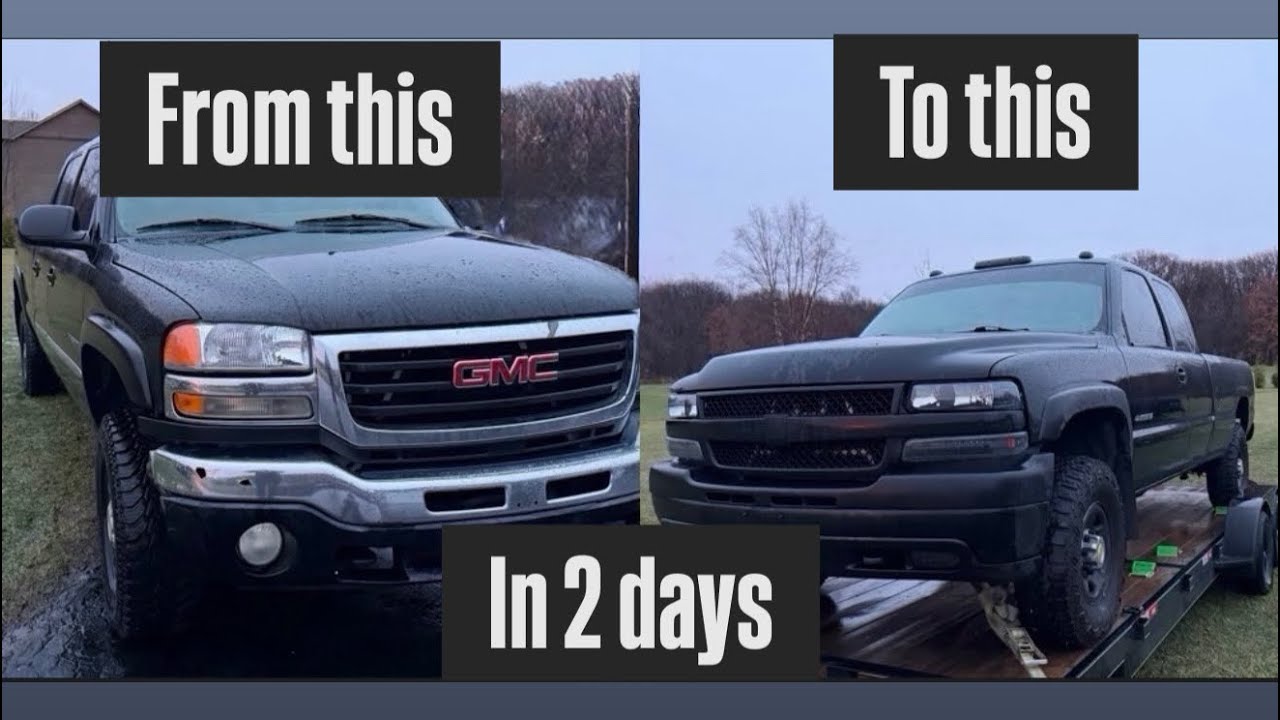 I bought 1 truck to upgrade 2 more rust free trucks - YouTube