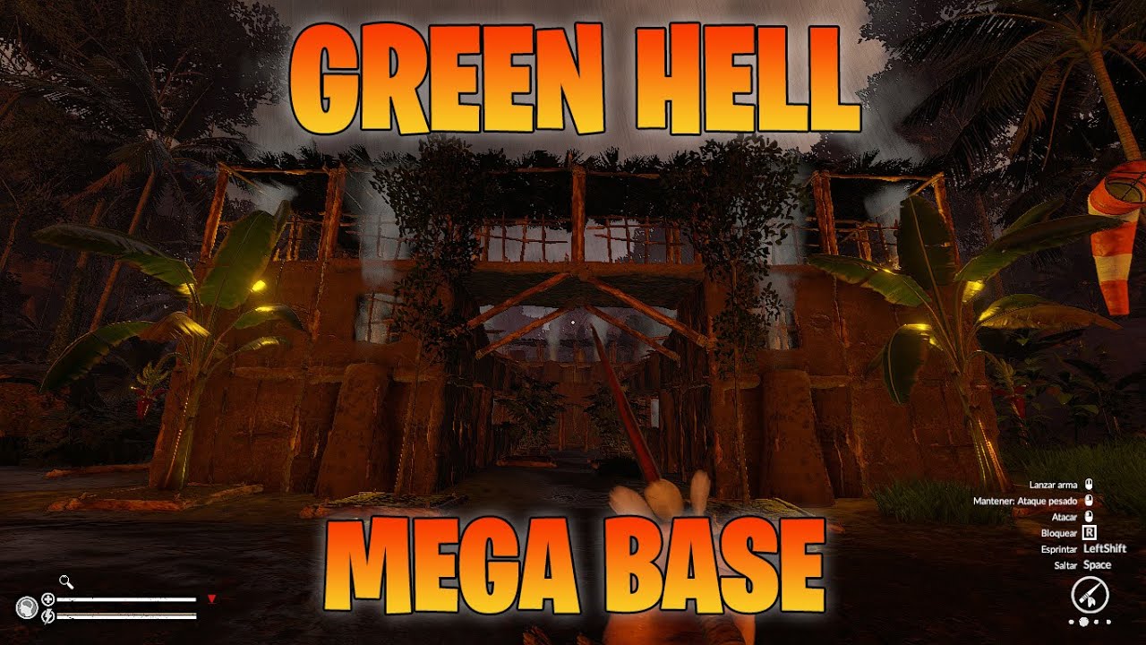 GREEN HELL mega base / PRO TIPS de construccion - YouTube
