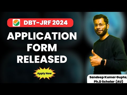DBT-BET and GAT-B 2024 Application Form Released | DBT JRF 2024 | Apply ...