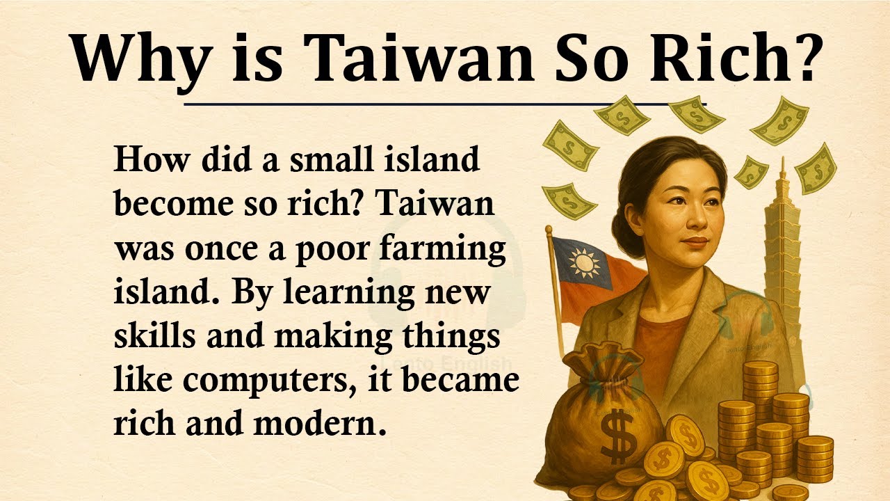 Why Is Taiwan So Rich? || 🔵⚪🔴Learn English Through Story Level 3 ...