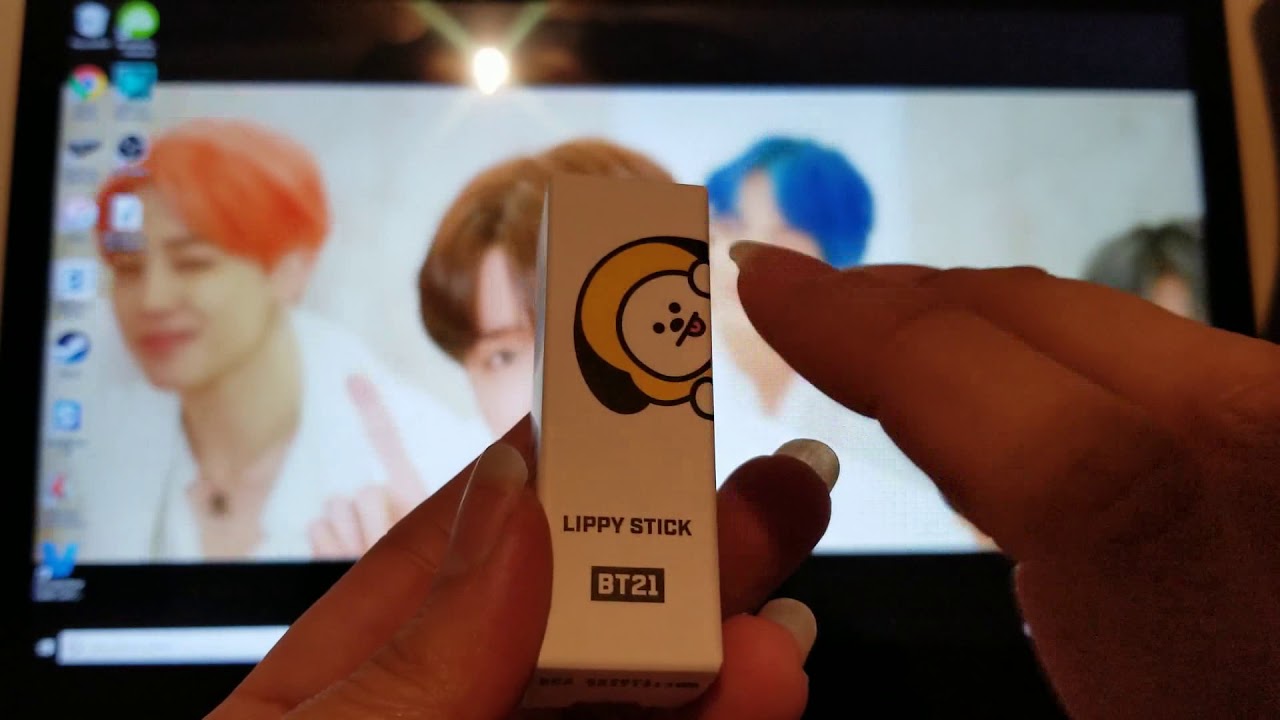 BTS - BT21 - Chimmy - Unboxing Lipstick de VT Consmeticos - YouTube