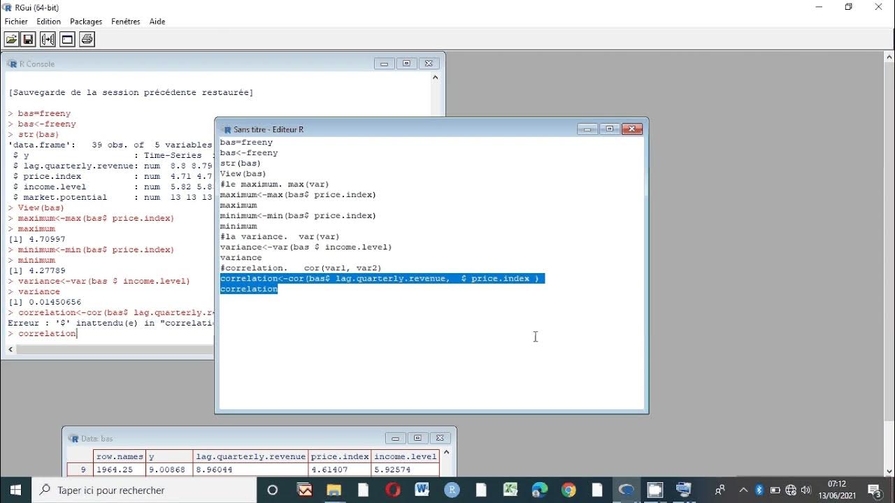 cours 3 logiciel R, les fonctions, partie 1 - YouTube