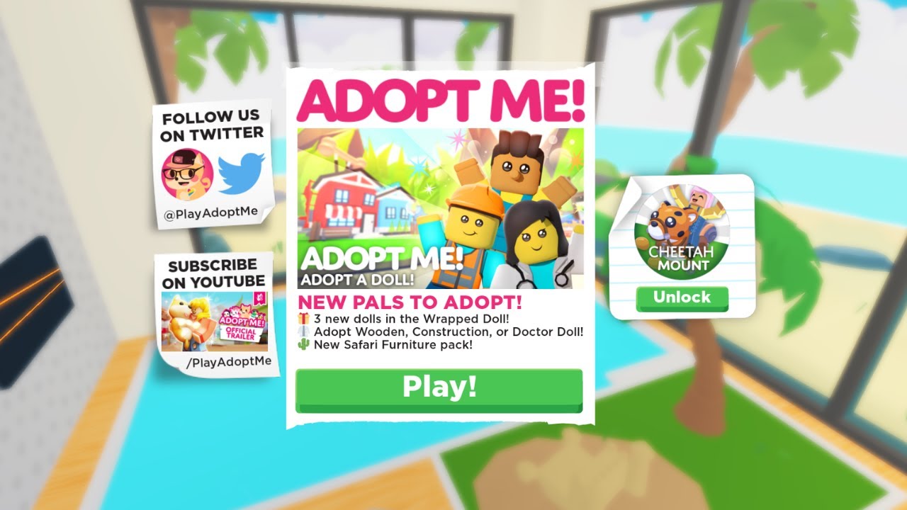 Adopt A DOLL Update In Adopt Me! - YouTube