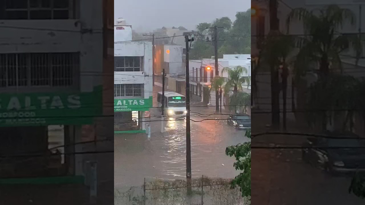 Inunda lluvias en Mazatlán diferentes zonas - YouTube