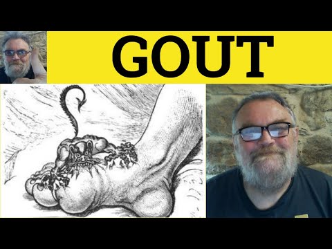 🔵 Gout Meaning - Gouts Defined - Gout Examples - Noun and Verb - Gouts of Blood - Gout Definition