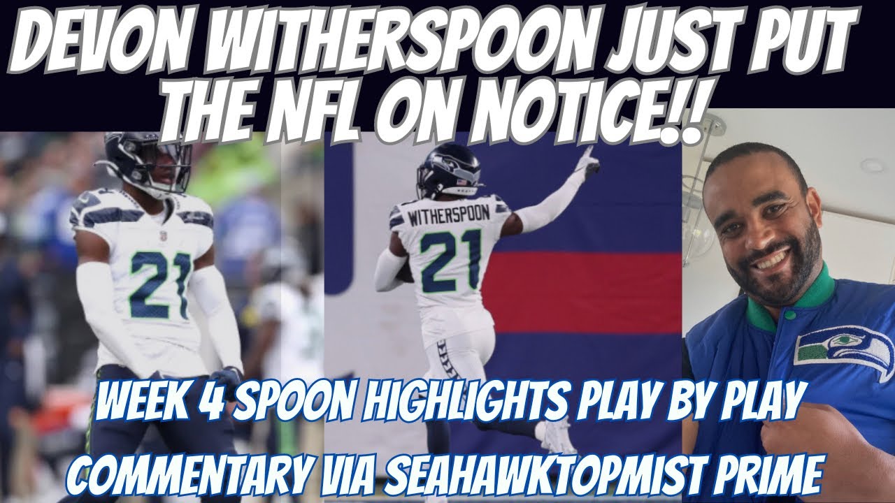 Devon Witherspoon is a generational talent ⚠️ Highlights with ...