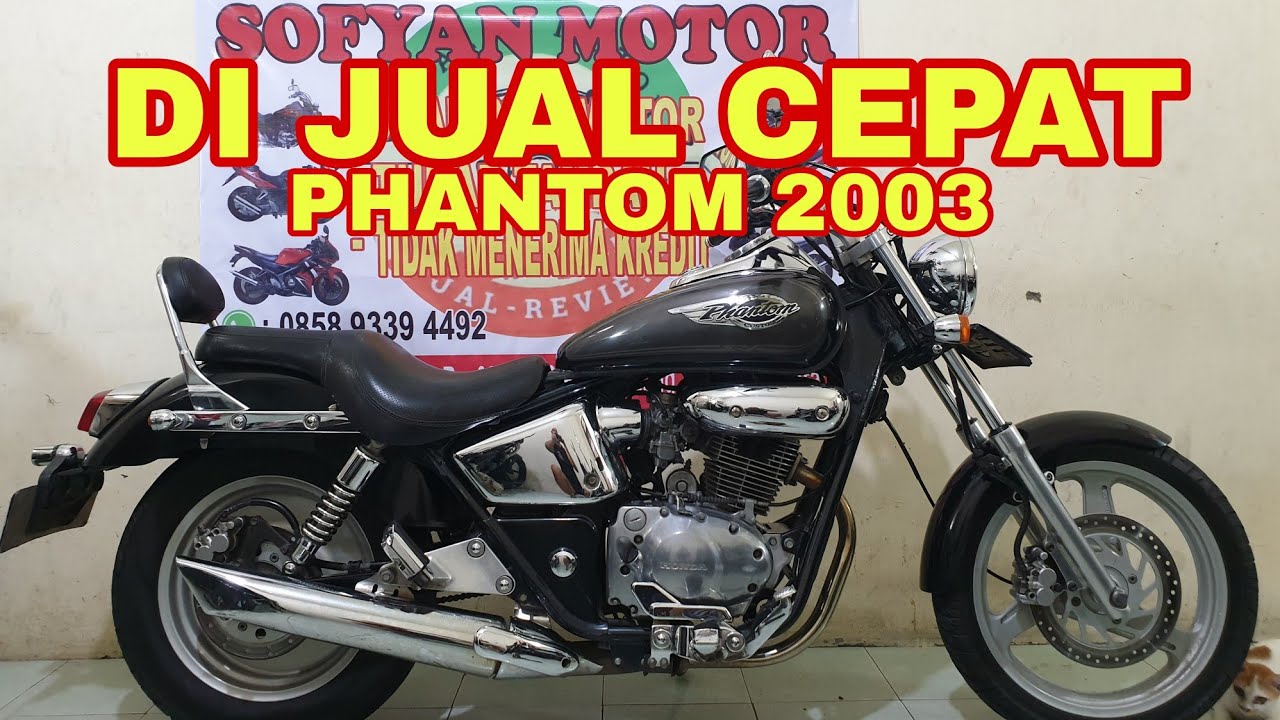 DI JUAL CEPAT HONDA PHANTOM TA 200 THN 2003 HITAM MULUS ORISINIL - YouTube
