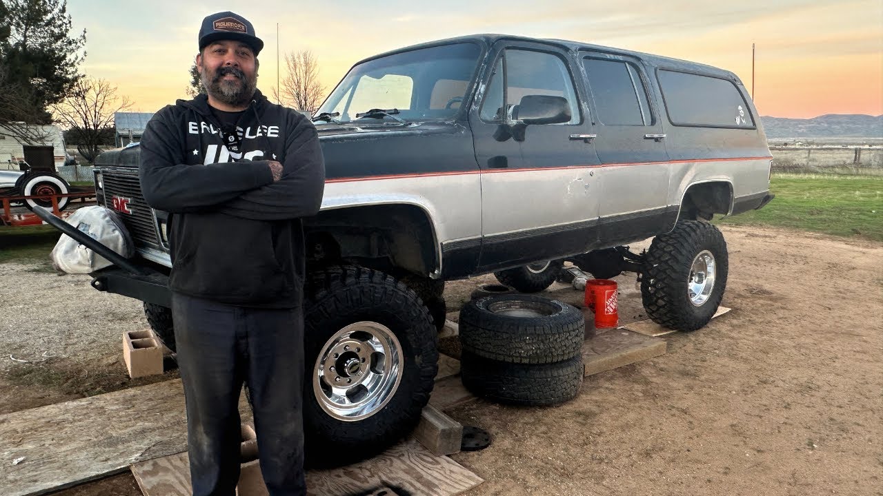 Installing a 6" Lift and 37" Tires on my Squarebody Suburban Project ...