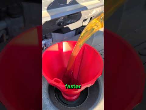 3D Printed Oil Funnel With Built In Vents