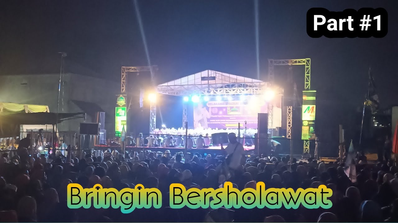 🔴 BELAKANG STASIUN BRINGIN BERSHOLAWAT | HABIB ALWI ZAHIR MUHAMMAD AL ...