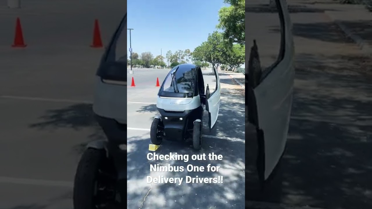 Nimbus One - A New Mini EV for Delivery Drivers!! - YouTube