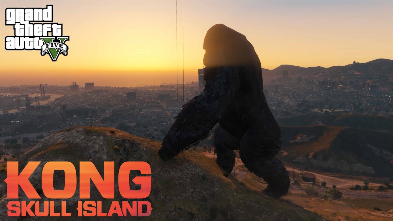 GTA 5 - King Kong Mod - YouTube