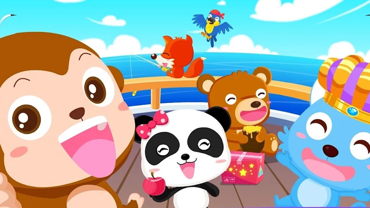 Little Panda Captain | Water transport & Dive boat | BabyBus Game - YouTube
