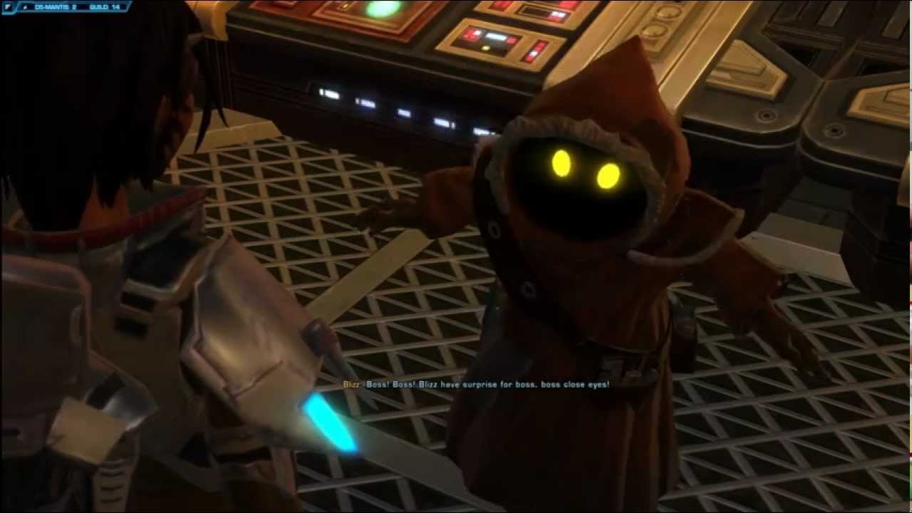 SWTOR Bounty Hunter Companions: Blizz - Keepsakes - YouTube
