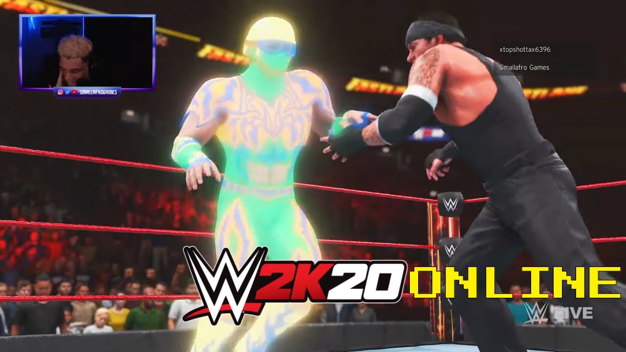 WWE 2K20 Online - THE WEIRDEST CUSTOM CHARACTER I'VE EVER SEEN - YouTube