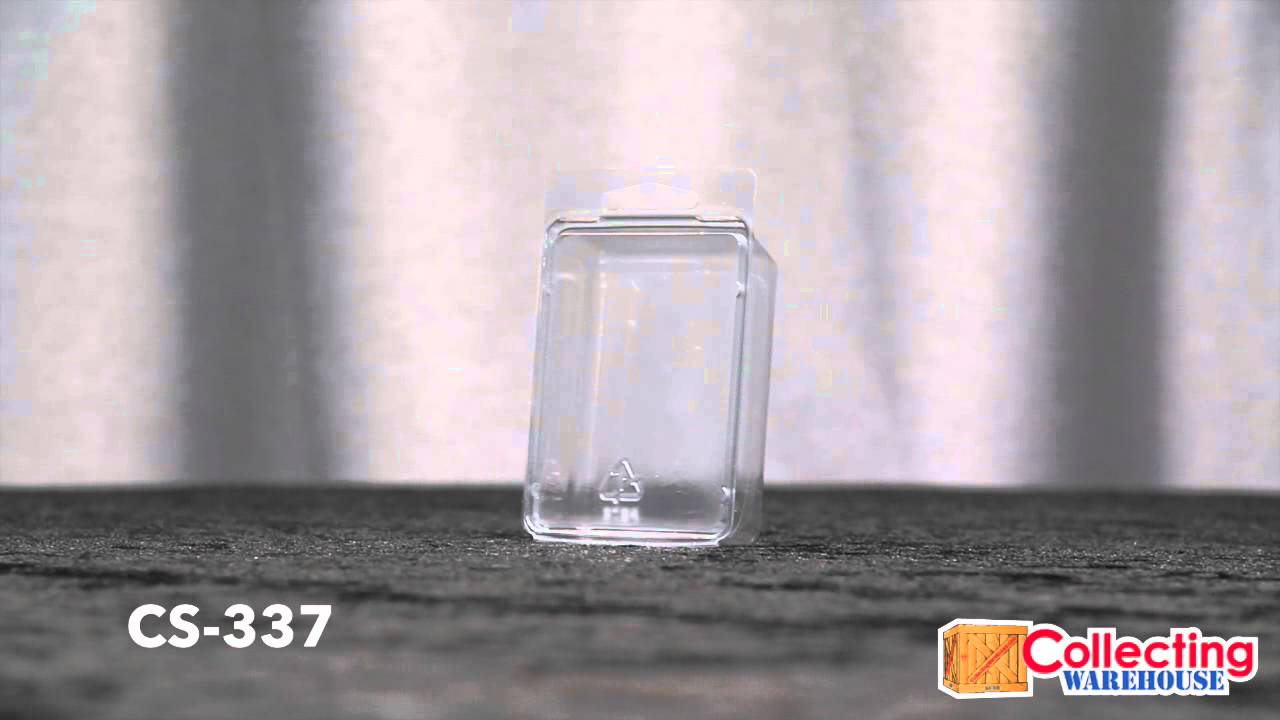Clear plastic clamshell storage case - YouTube
