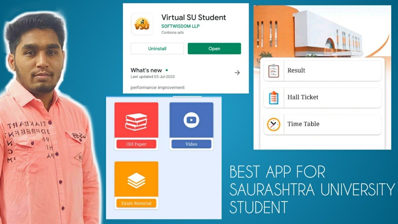 best app for saurashtra University all student | virtual su studant ...