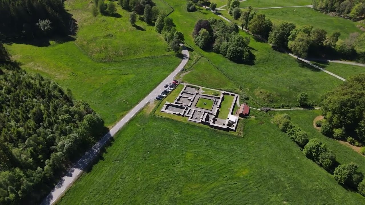 Lysekloster Abby in Norway 🇳🇴 | A Stunning Drone Perspective in 4K ...