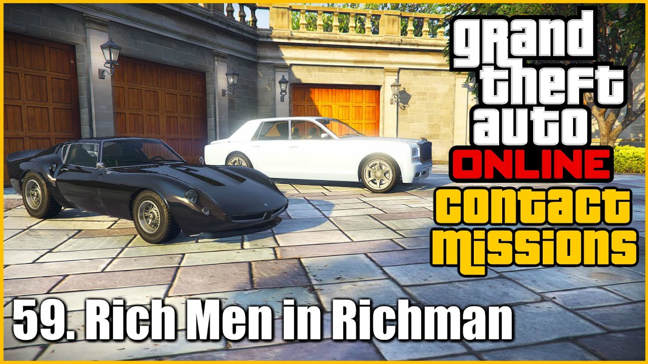 GTA Online Contact Missions Full Walkthrough "Rich Men in Richman ...
