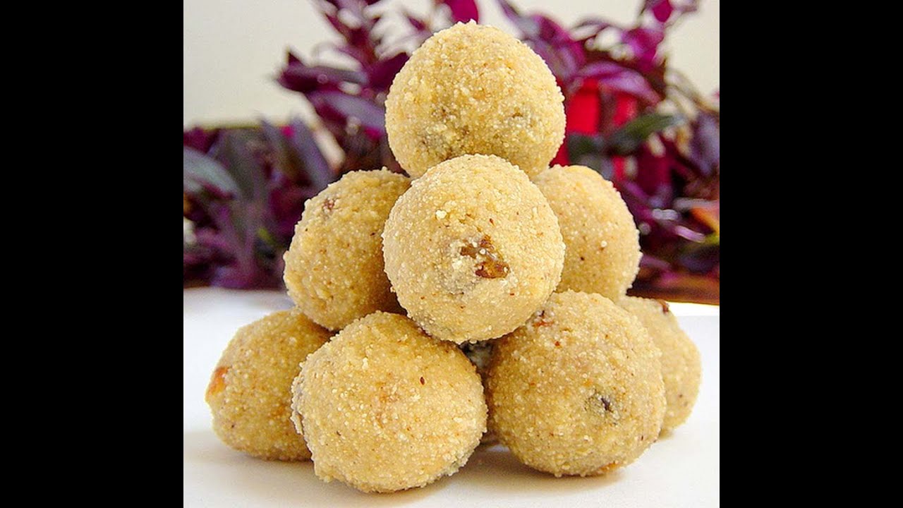 Rava ladoo | sooji ladoo | semolina ladoo | Indian sweet recipe ...