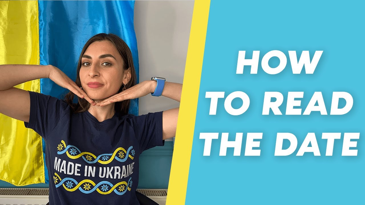 How to read the date in the Ukrainian language - YouTube