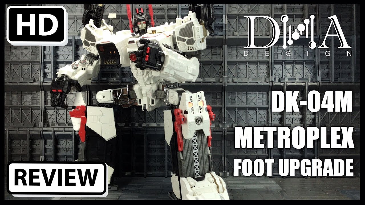 DNA Design DK-04M Metroplex Foot Upgrade set - YouTube