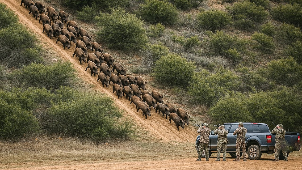 Thrilling Wild Boar Hunting Season – Hunters Battle to Save the Crops ...